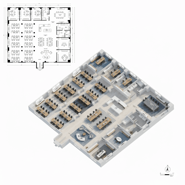 Convert 2D Floor Plans to 3D Renderings AI